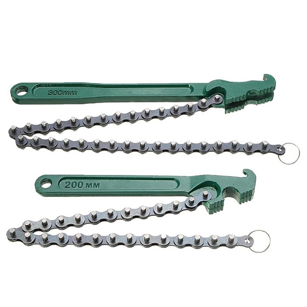 Buy Automobile Oil Fuel Engine Filter Chain Wrench Removal Spanner ...