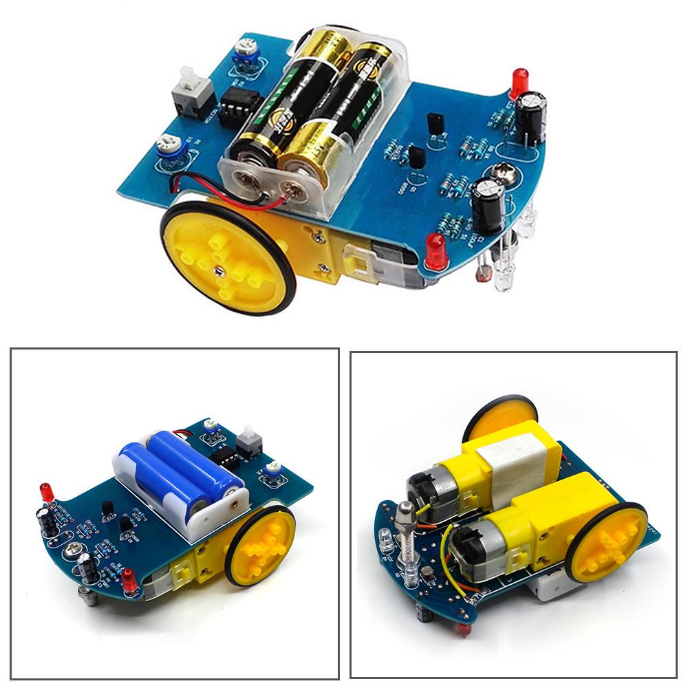 Buy Smart Car Tracking Robot Car Chassis DIY Kit Reduction Motor For ...