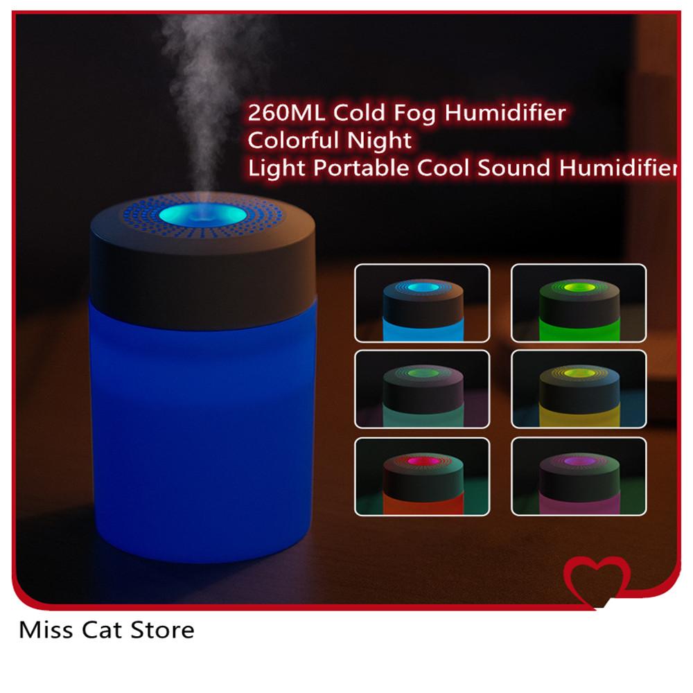 Buy Ligh Colorful Night Mini Air Humidifier Humidify Cup Home Car Usb ...