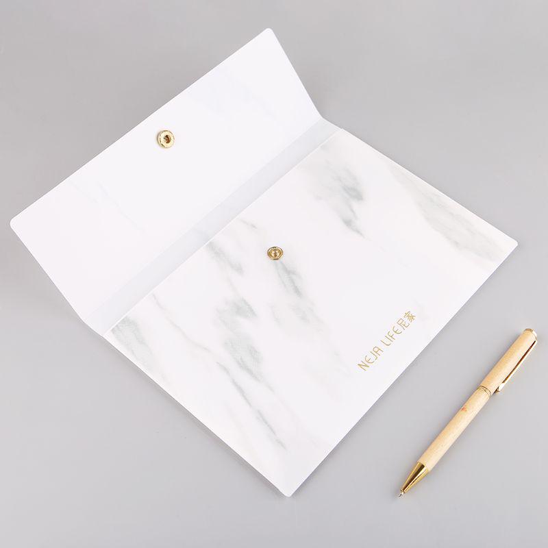 Buy A4/A5/B5 Marble Pattern PP File Folder Document Examination Paper ...