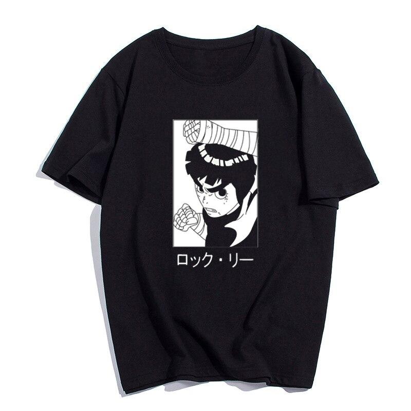 Buy Rock Lee Naruto T-Shirt Print Streetwear Trend Men'S T Shirt Couple ...