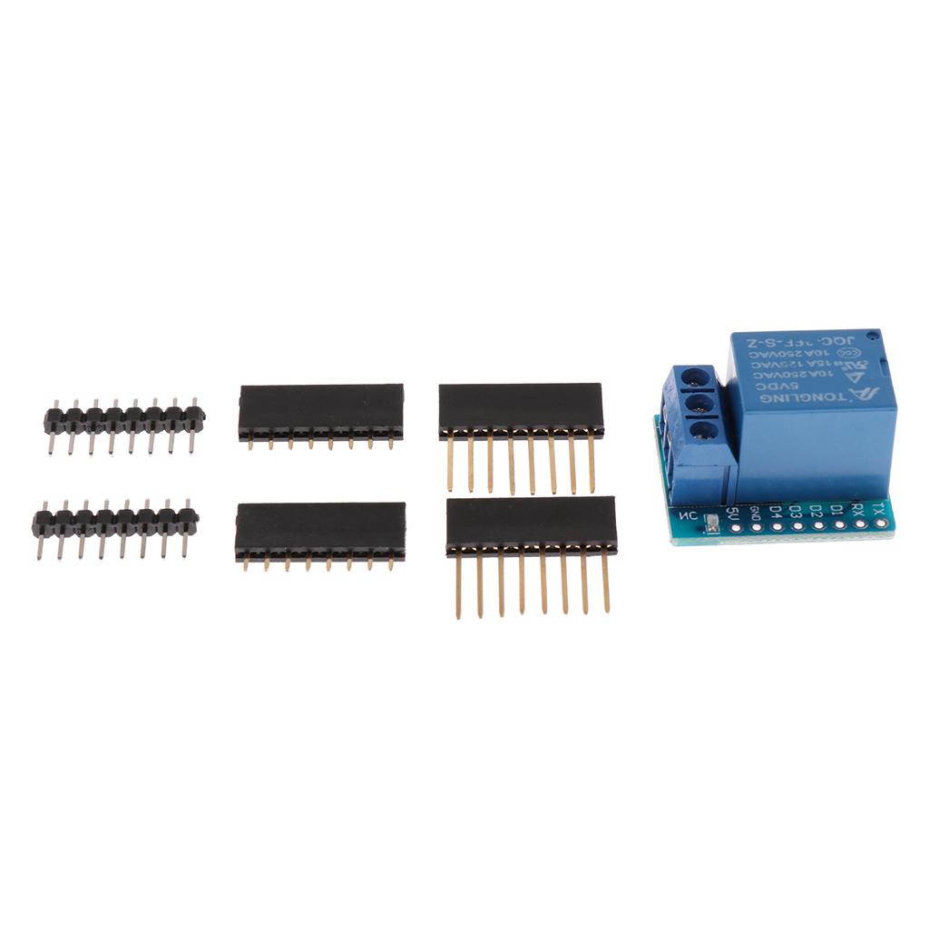 3pcs 1CH Relay Shield Module for Arduino D1 Mini WiFi Development Board ...