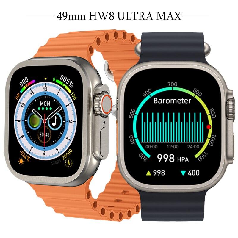 Buy 2022 HW8 Ultra Max SmartWatch Series 8 49mm Bluetooth Call NFC Body ...