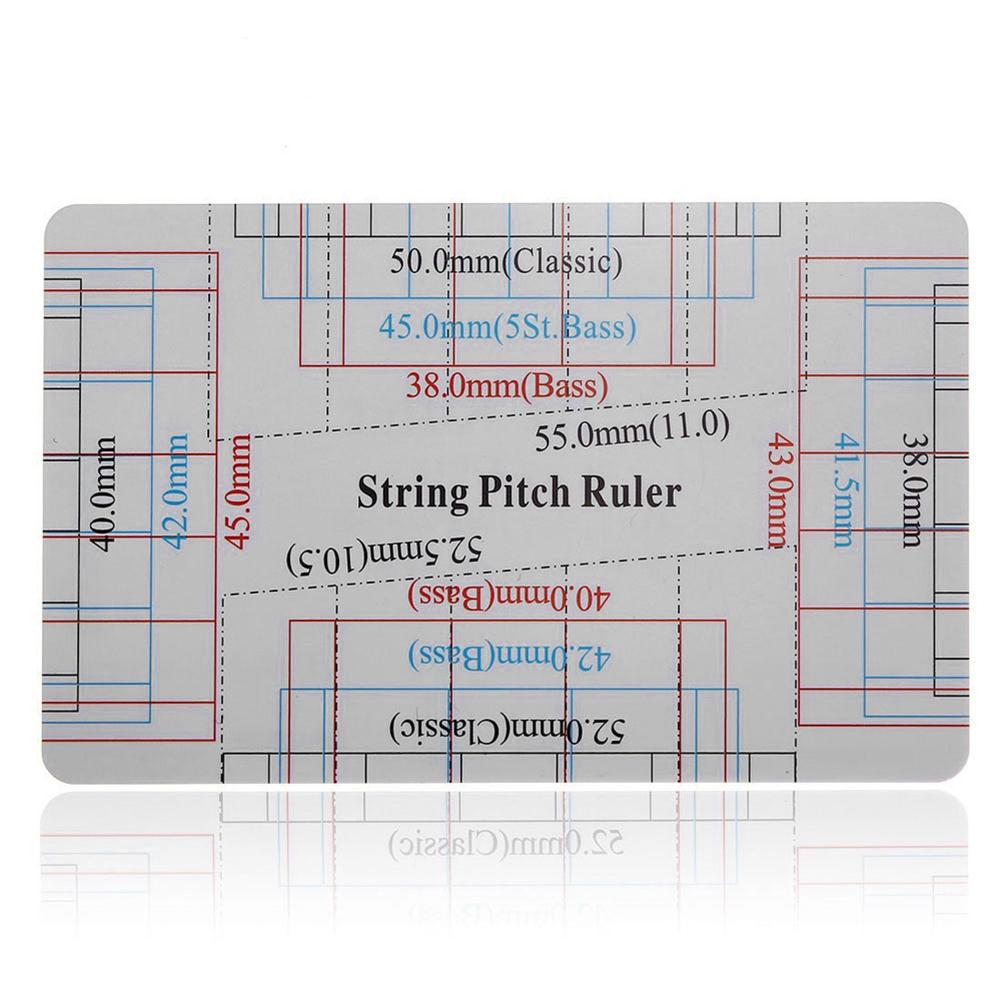 Buy Fritz Ruler Guitar String Action Gauge String Pitch Ruler Card ...