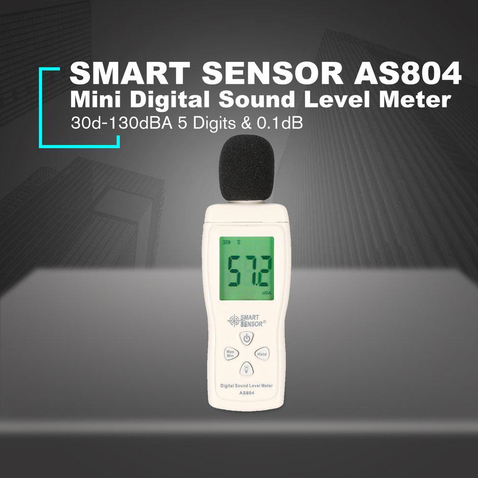 Buy Nice SMART SENSOR AS804 Mini Digital Sound Level Meter Decibel 30d ...