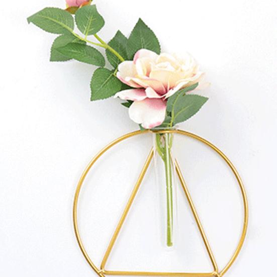Buy Beautiful Hanging Flower Vase Geometry Shape Creative Dried at ...