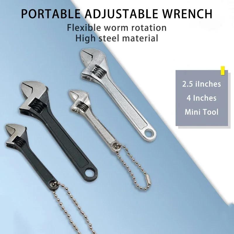 2.5/4-Inch Monkey Wrench Universal Steel Mini Wrenches Portable Tool ...
