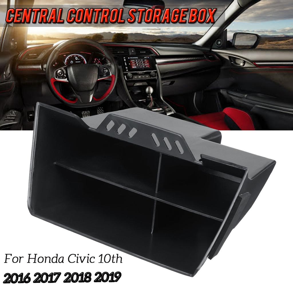 Buy Car Central Control Storage Box Tiered Lattice For Honda Civic 10th ...