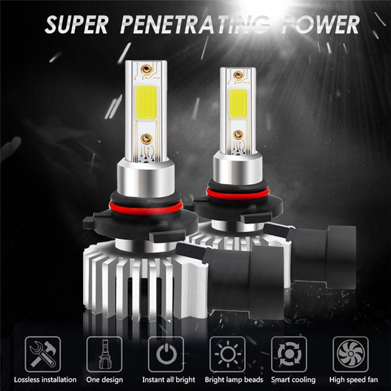 Buy 2 X 9006 HB4 LED Headlight Conversion Kit COB Bulb 100W 26000LM ...