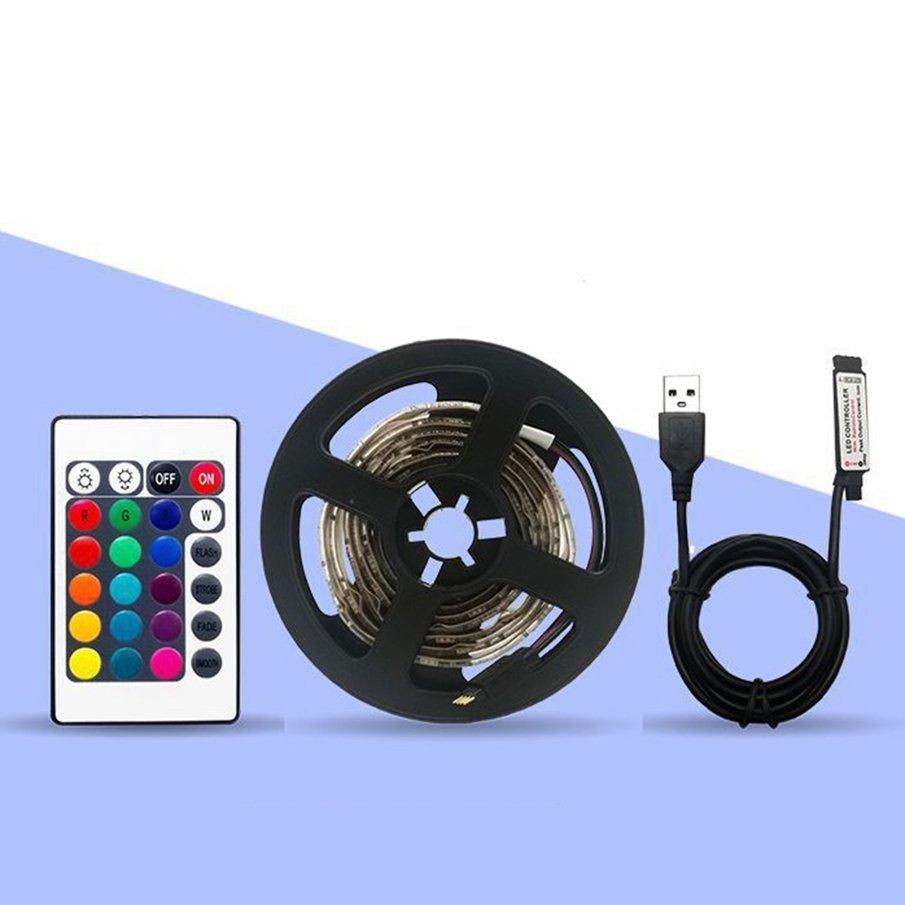Buy Flexible Strip Light With 24 Key Remote Control For TV Background ...