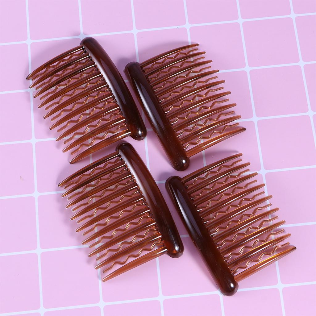 Buy 12pcs Hair Clip Combs Plastic Vintage 17 Teeth Small Hair Comb Pin ...