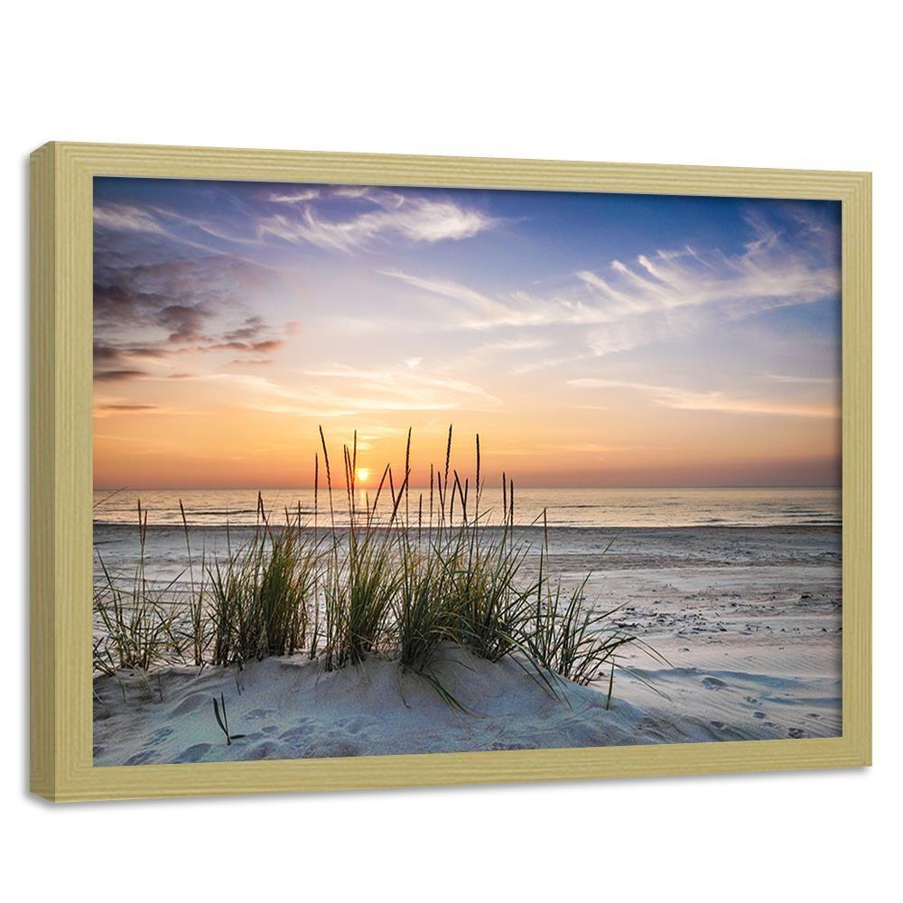 Buy Picture In Natural Frame Sunset Over The Beach at affordable prices ...