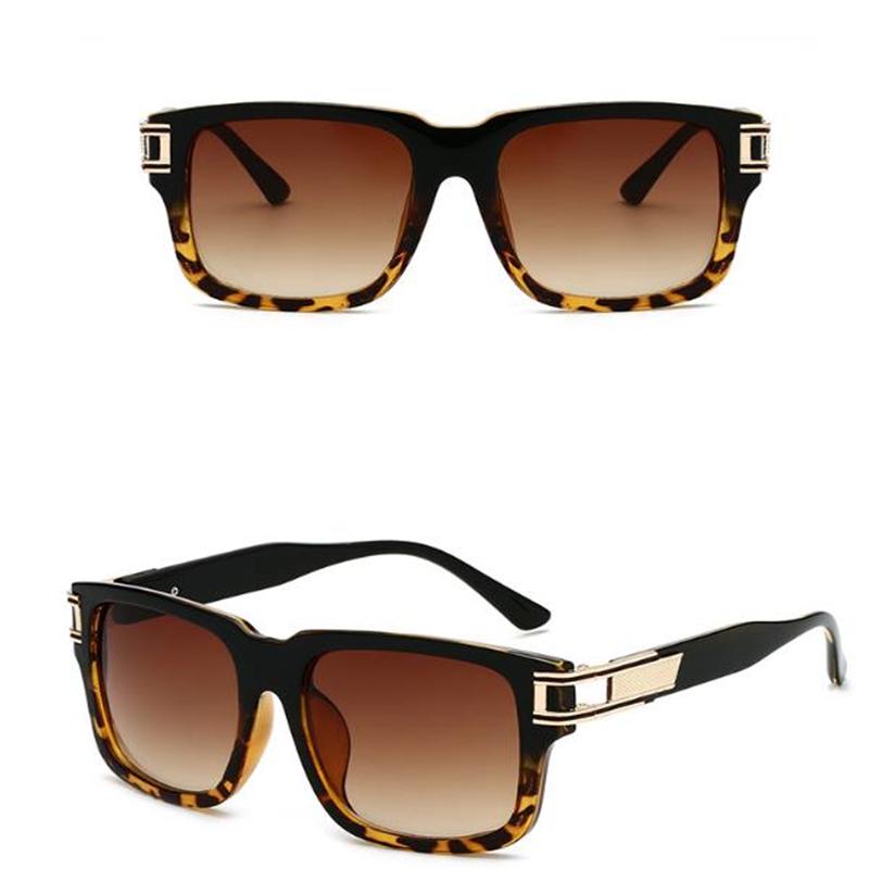 Retro Big Box Sunglasses Unisex Simple Sunglasses uygun fiyatlı satın ...