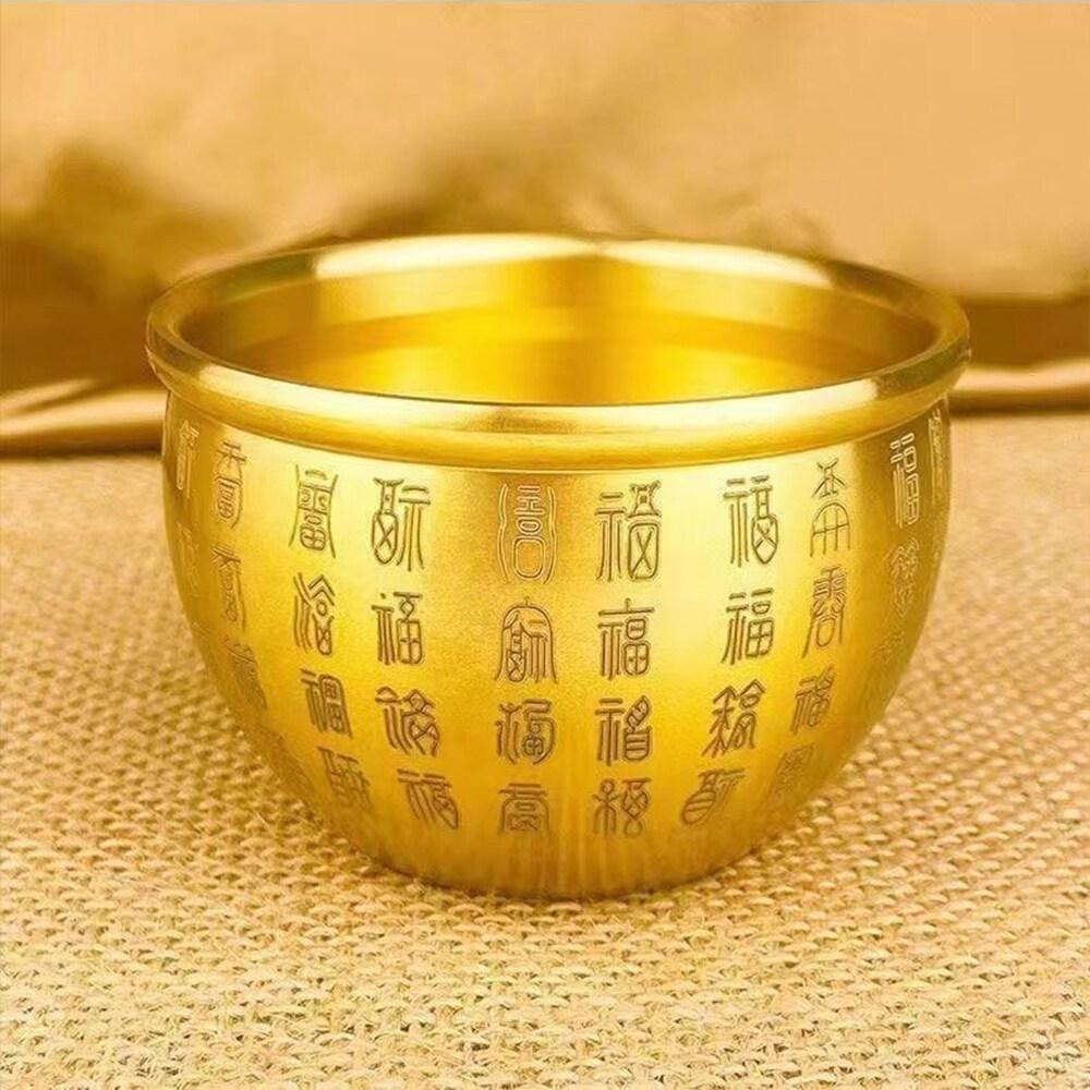 Cheap Feng Shui Bowl Polished Brass Treasure Bowl Home Office Desktop ...