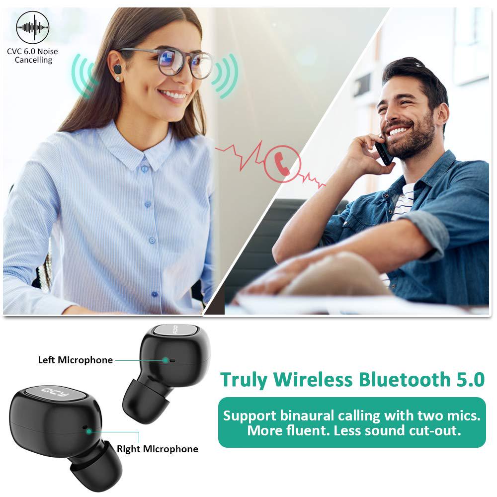 Buy Upgrade TWS Mini Dual V5.0 Wireless Earphones BT Earphones 3D ...