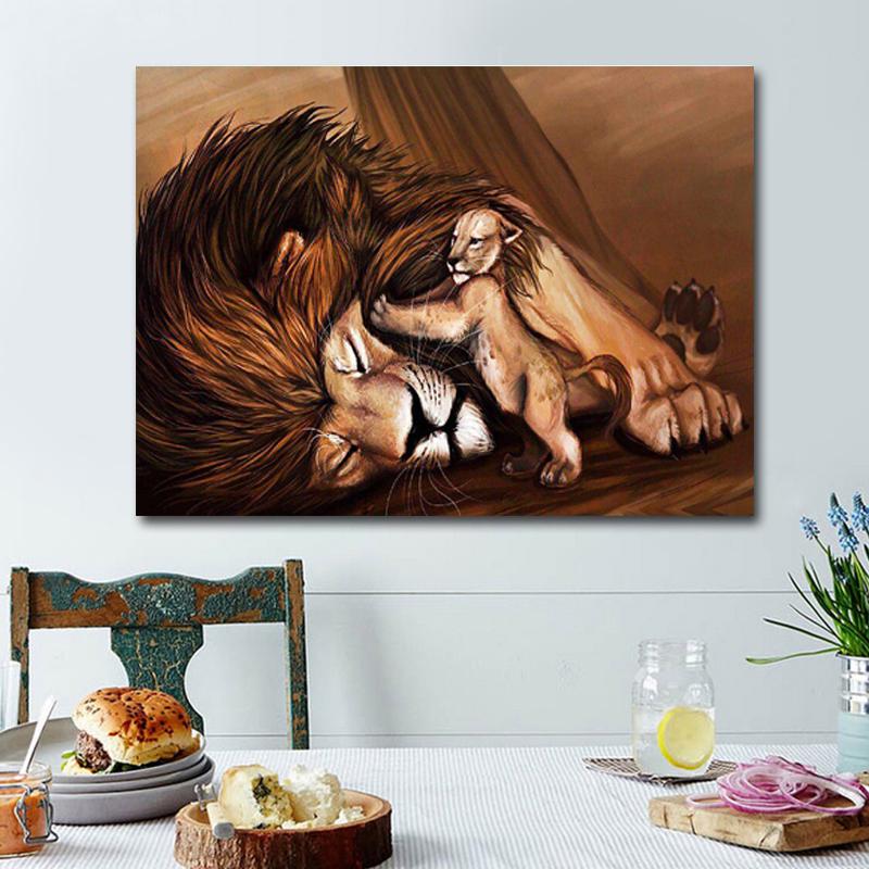Buy Diamond Painting Lion King Simba Diamond Embroidery Pattern ...