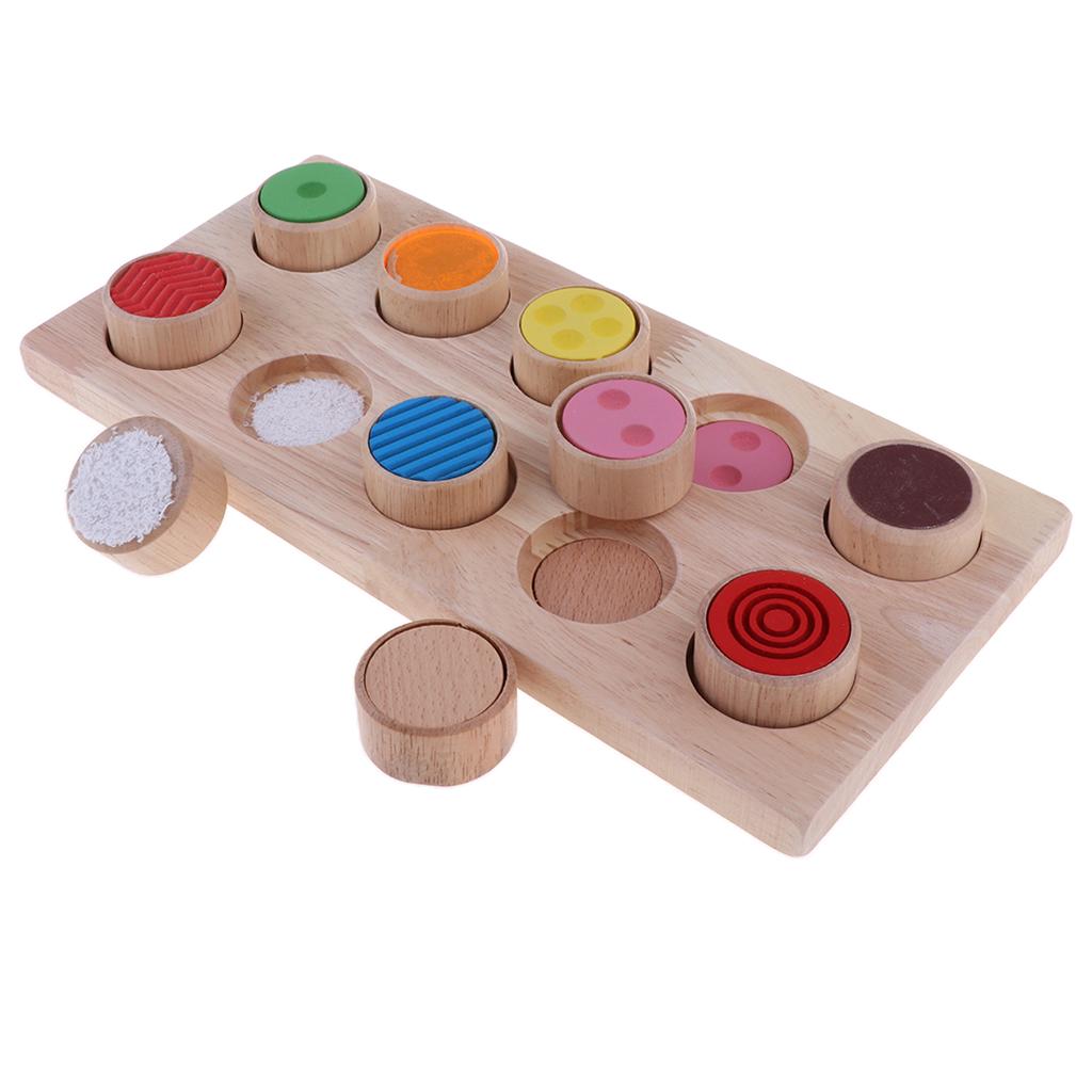 Buy Wooden Touch and Match Board Color Matching Game Montessori ...