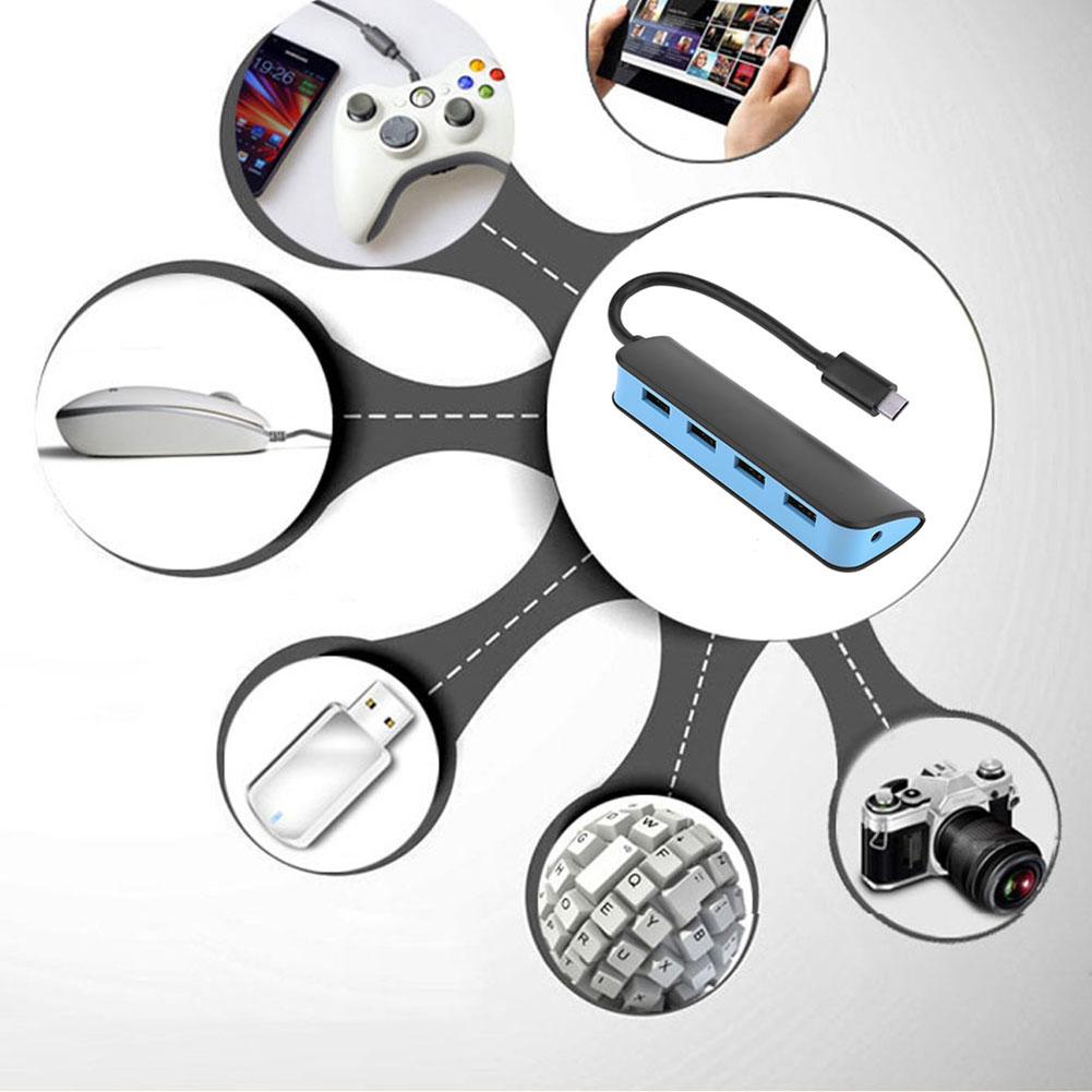 Buy USB3.1 Type-C Port 4 USB3.0 Port Extender Adapter Hub at affordable ...