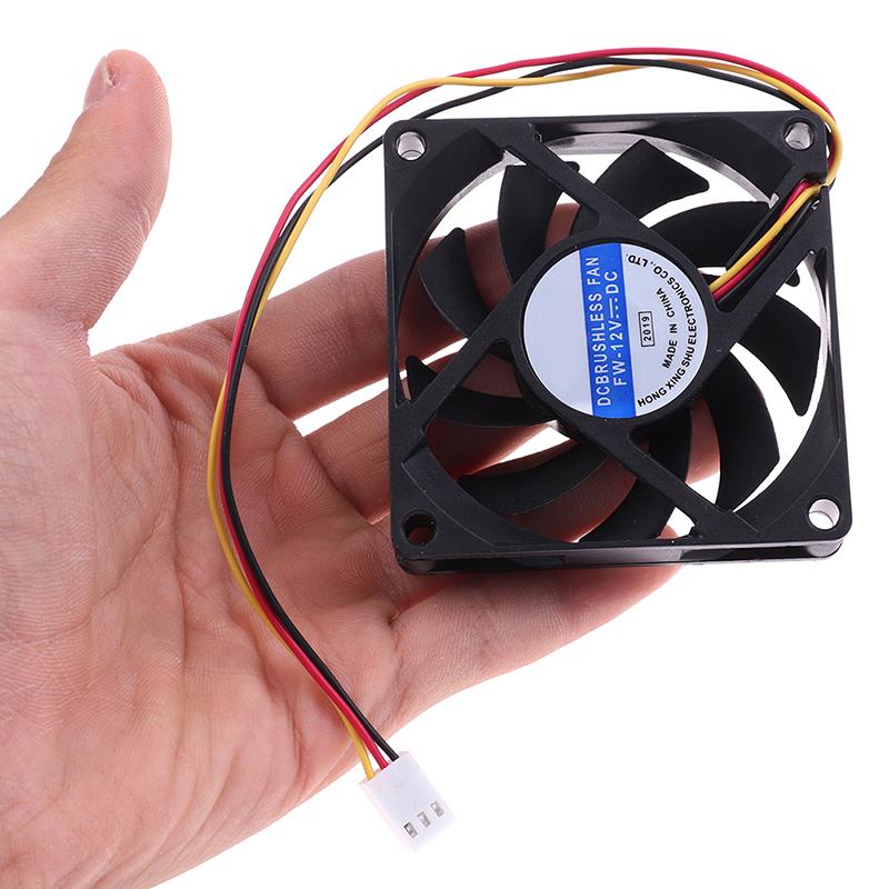 💰Kjøp 70Mm Cooling Fan 12V 0.4A 3Pin Radiator Mini Fan online billig ...