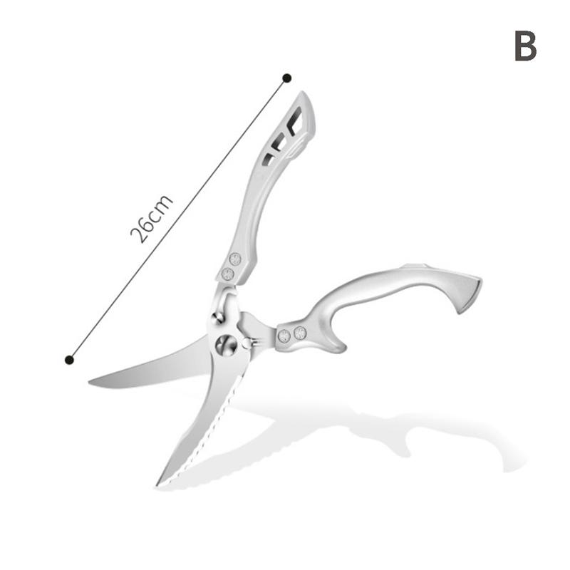 Buy Kitchen Powerful Chicken Bone Scissors Fish Cutter Shears With ...