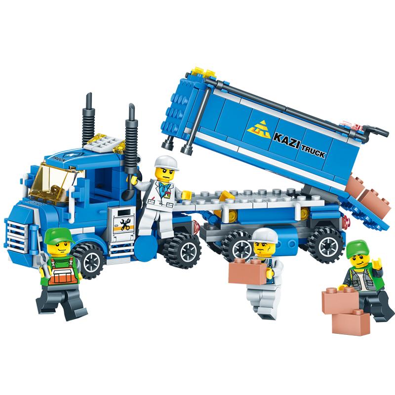 318pcs 4 IN 1 URBAN FREIGHT Building Blocks Truck Blocks Toy Bricks ...