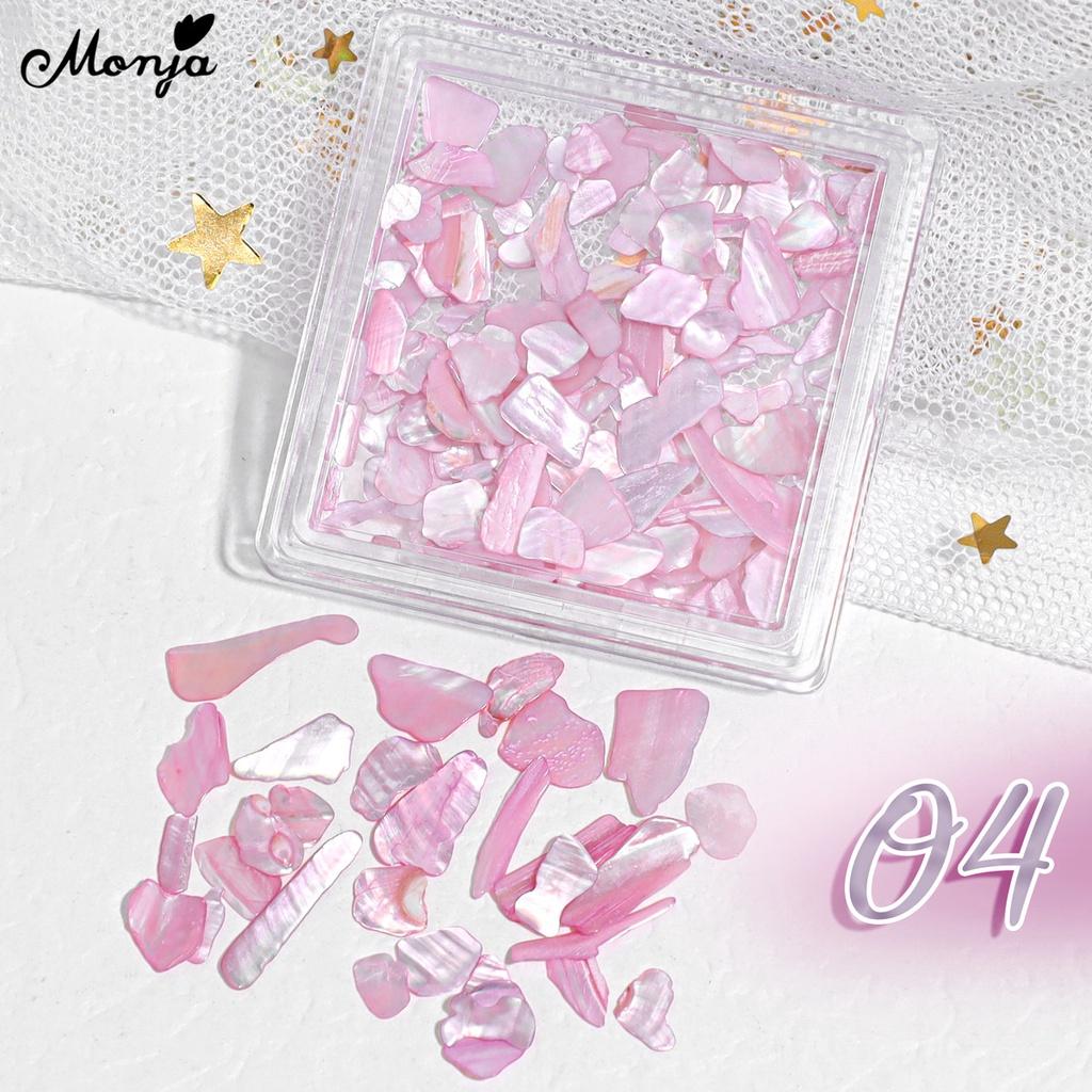 💰Köp billigt online Monja Nail Art Decorations Glitter Seashell Slices ...