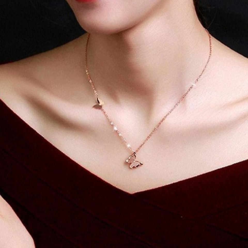 Chain with Butterfly Pendant uygun fiyatlı satın alın - fiyat, ücretsiz ...