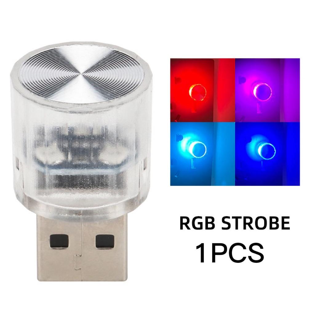 Buy Car Mini USB LED Atmosphere Lights Decorative Lamp For Party ...