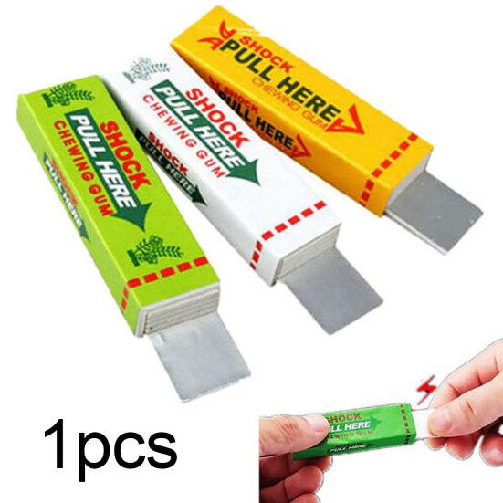 HaoYunLai Practical Electric Shocking Chewing Gum Funny Toy Gift Trick ...