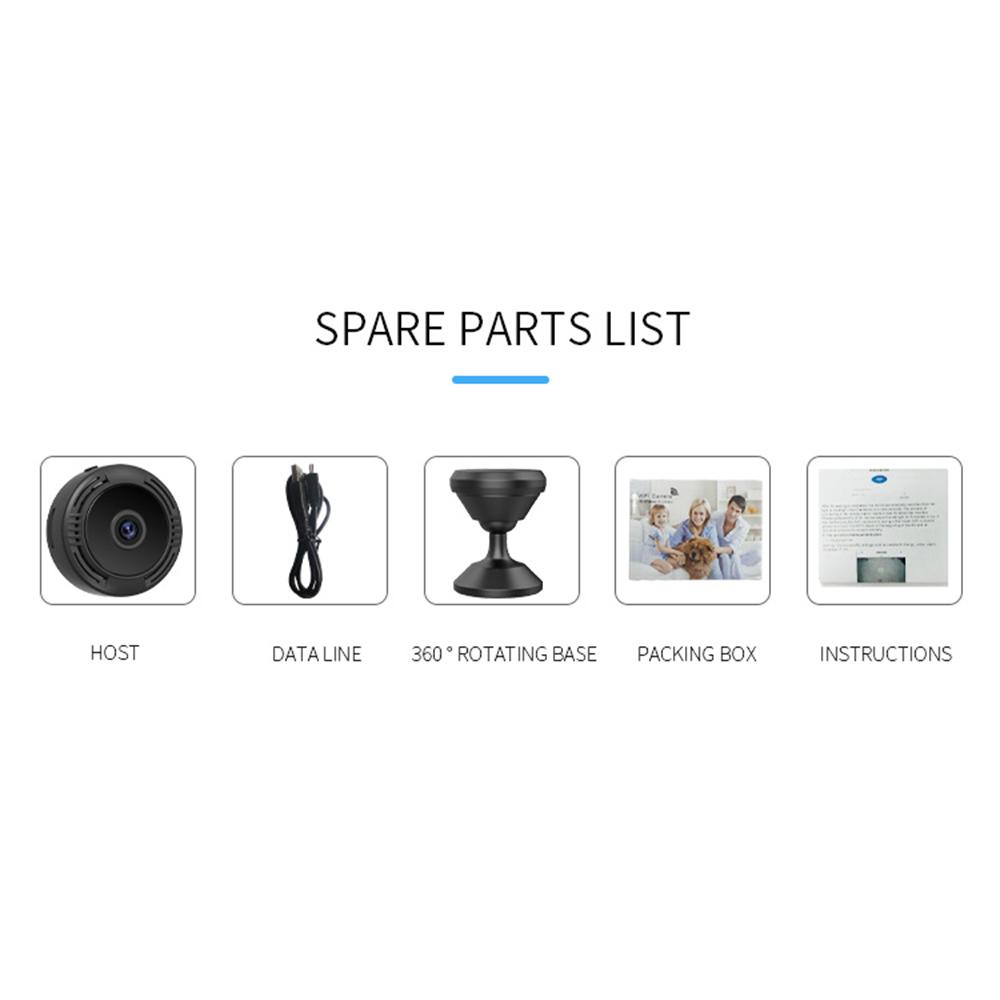 Buy Professional Mini H6 Infrared Wireless Night Vision HD 1080P Camera ...