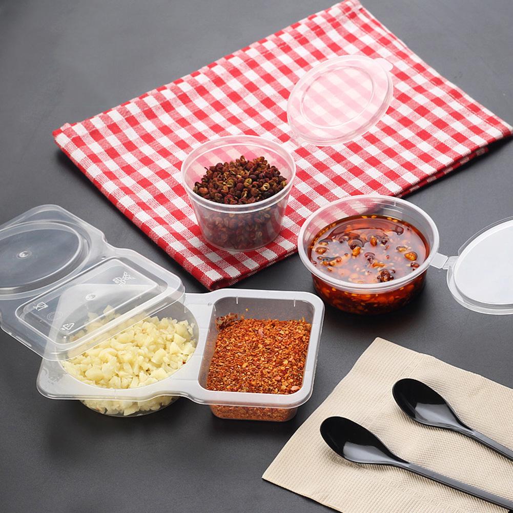 Buy Disposable Plastic Small Food Box Packing Condiment Containers ...