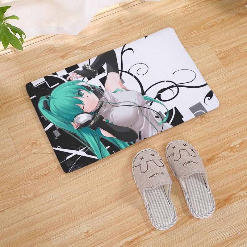 Buy Hatsune Miku Printing Doormat Insole Kitchen Mat Carpet Welcome ...