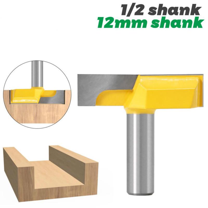 Buy 1/2” Inch 12mm Shank 2-1/4” Bottom Cleaning Router Bit (Mortising ...