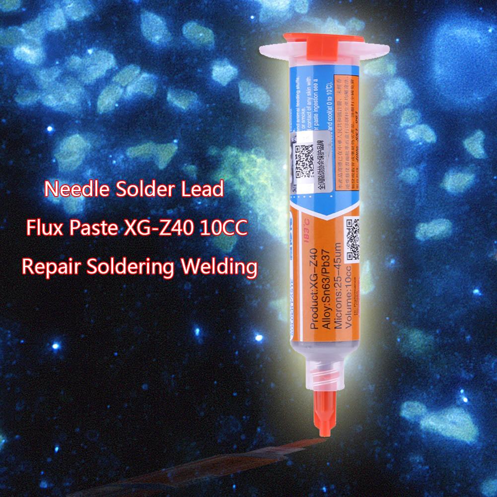 Buy 5pcs Needle Solder Lead Flux Paste XG-Z40 10CC Repair Soldering ...