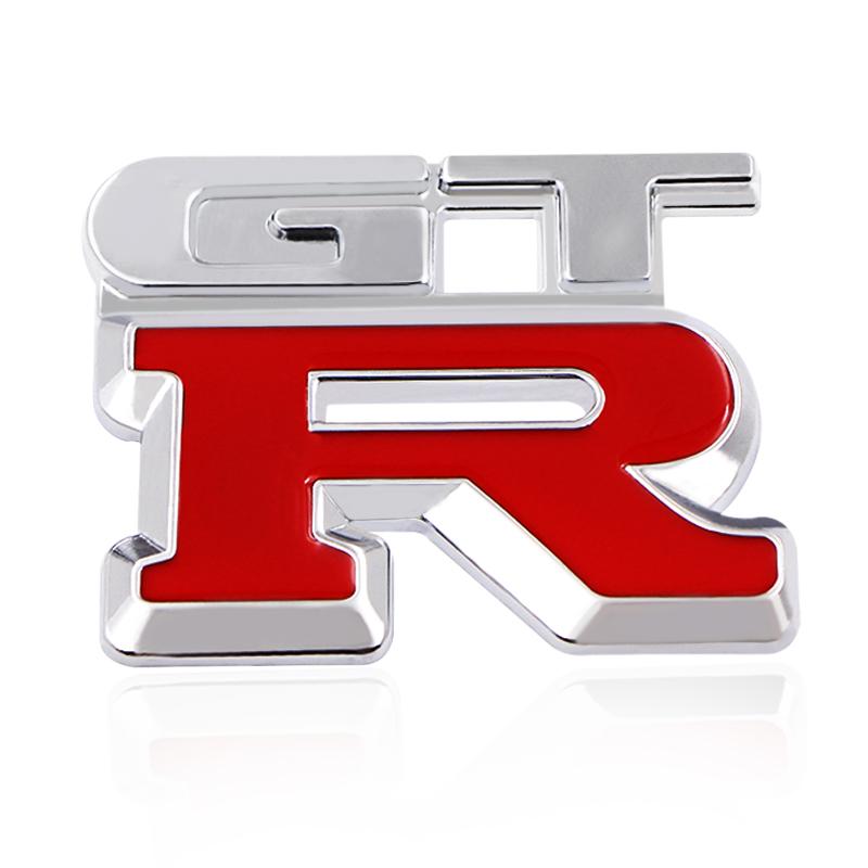Buy Car Styling 3D Metal GTR Logo Car Styling Emblem Badge Sticker For ...