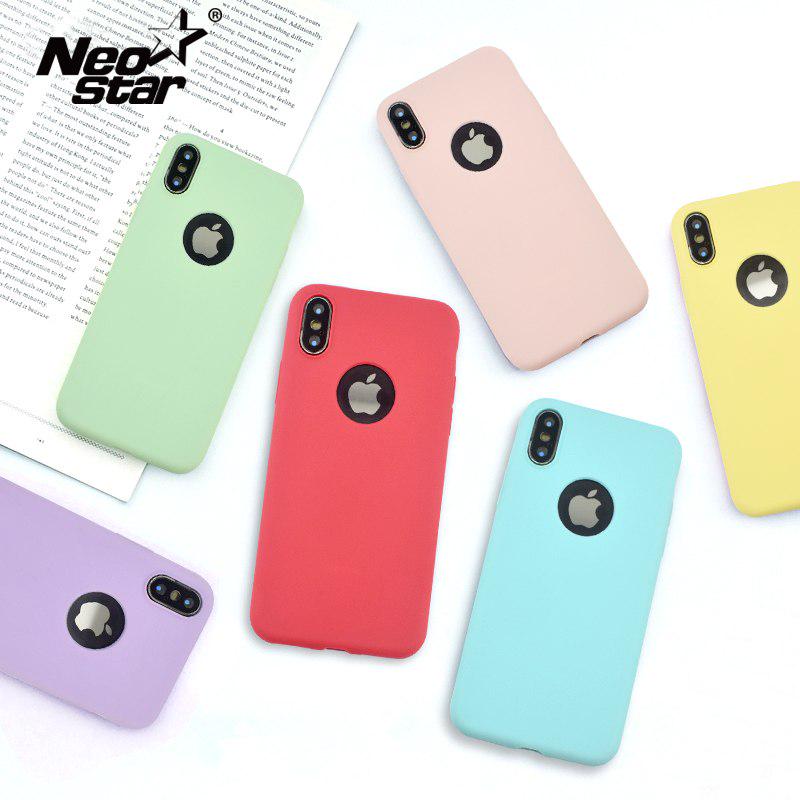 Buy Case For iPhone 7 7Plus Macaron Phone Case for iPhone 5 5S 6 6SP 8 ...