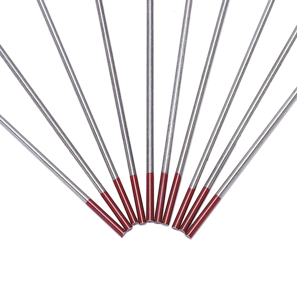 Buy 10Pcs Red Color Code Thorium Tungsten Electrode Head Tungsten ...