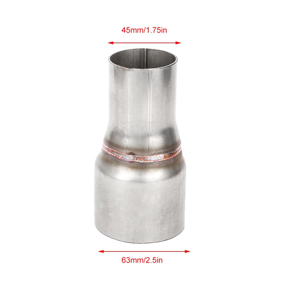 Buy 63mm/2.5in To 45mm/1.75in Exhaust Reducer Connector Pipe Standard ...
