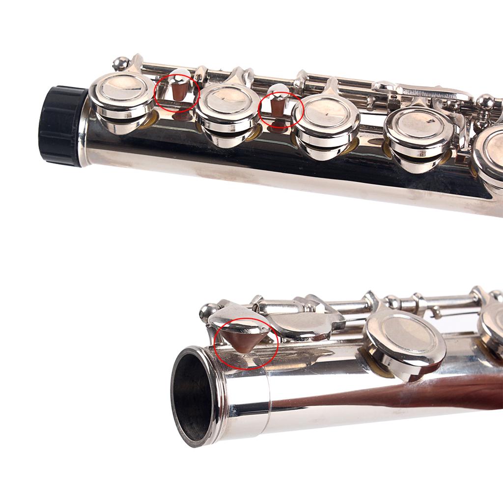 Buy 3pcs/set Brown Rubber Flute Trill Key Bumper Cork at affordable ...