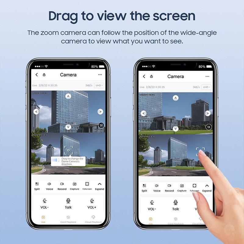 Cheap 6MP Dual Lens Wifi IP Camera Outdoor Auto Tracking PTZ Wireless ...
