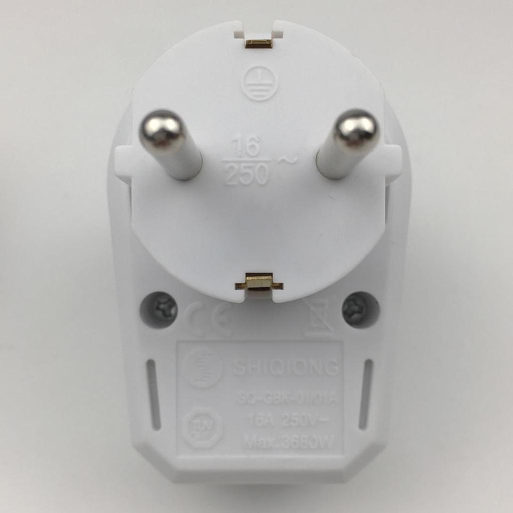 LPS EU Plug 16A 250V Travel Switch Control Power Converter Socket ...