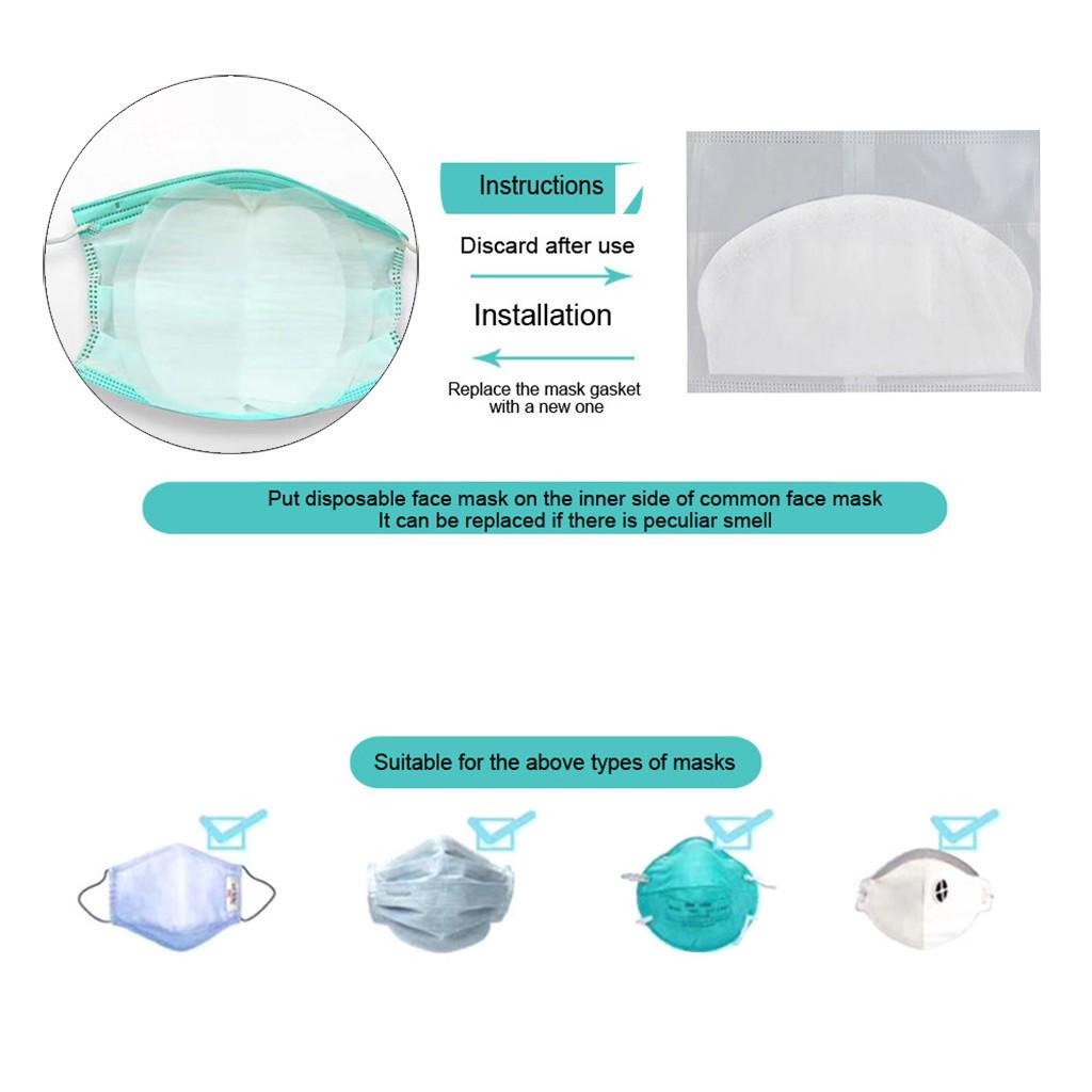 Buy 10/30/50 PCS Mask Gasket Face Mask Filter Pad Activated Carbon ...