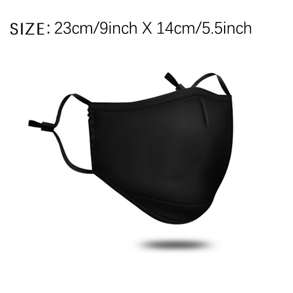 Buy [777] Cute Print Black Cotton Thick Breathable Coldproof D Ust Mask ...