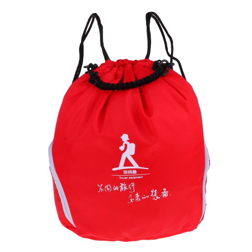 Buy Unisex Bag Drawstring Sack Sport Travel Outdoor Backpack Light Blue ...