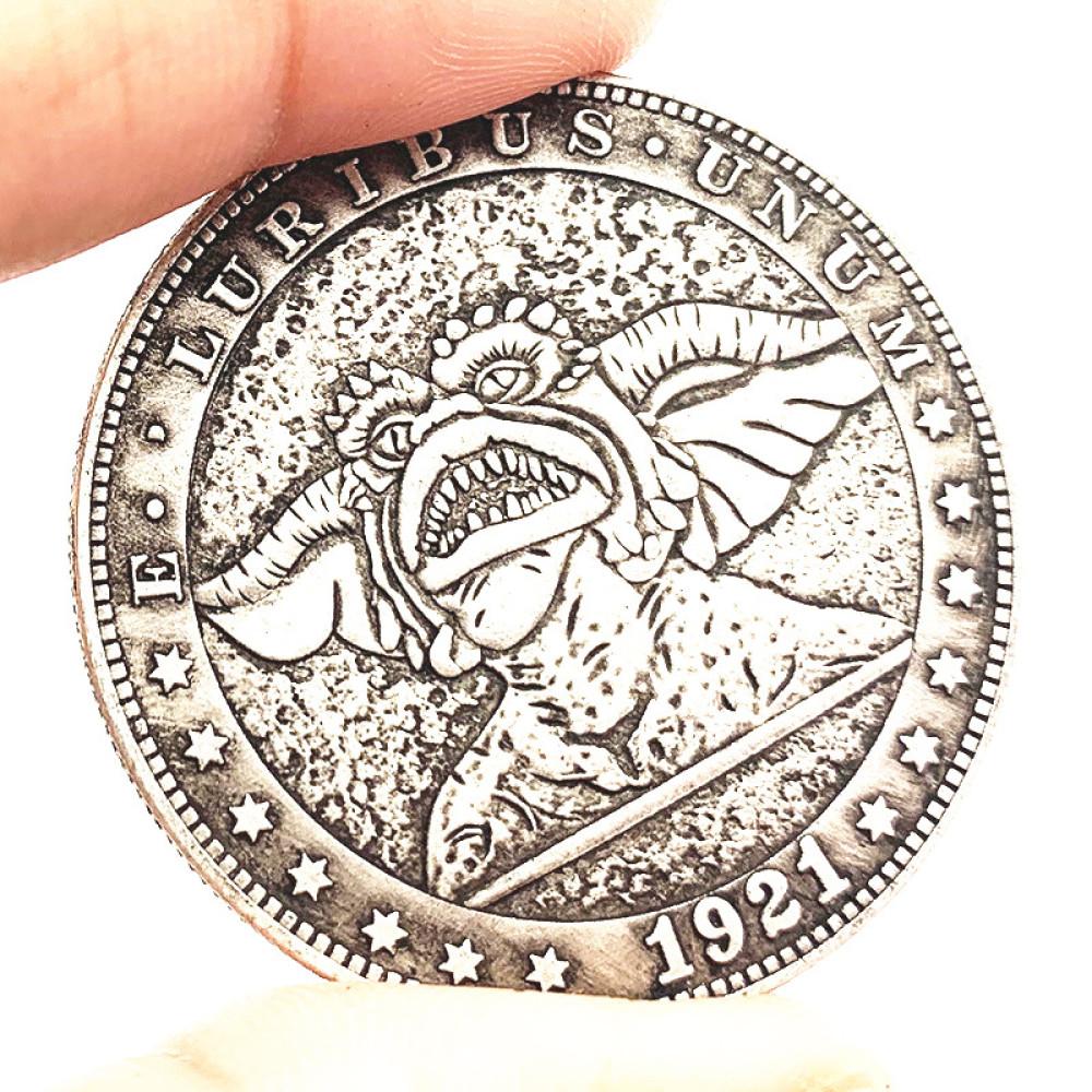 Buy 1921 Monster Fish Antique Commemorative Coin Collection Relief ...