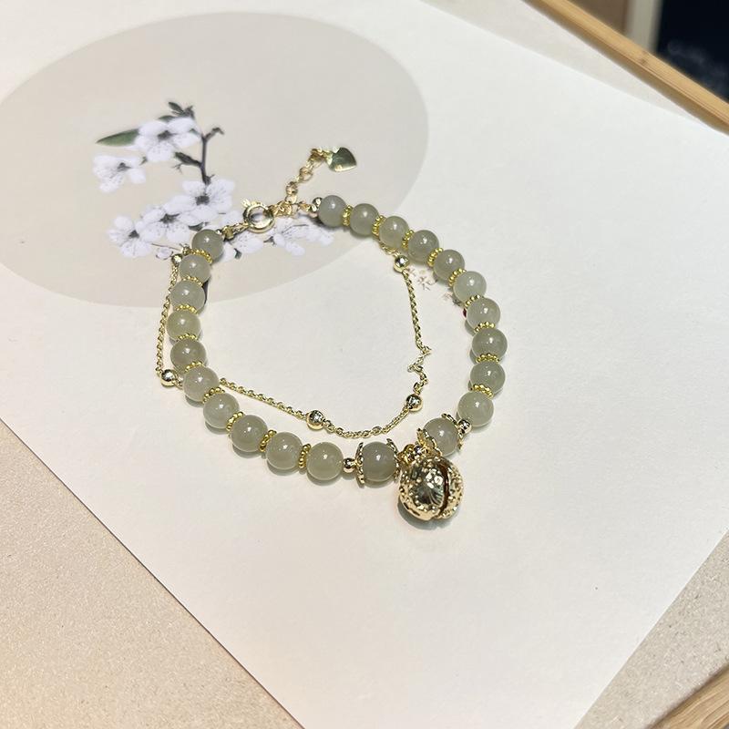 Cheap National Style Original Design Natural Jade Hand String Hotan ...