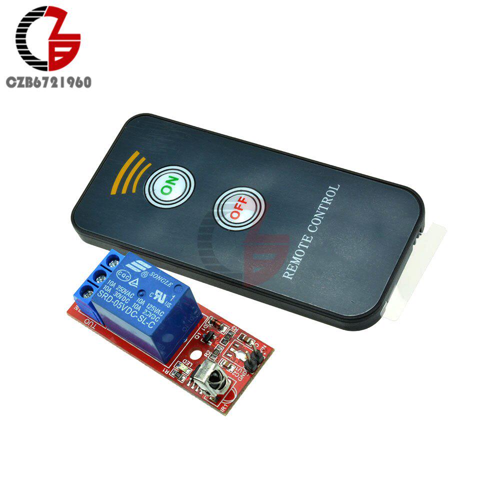 Buy DC 5V 1 Channel Relay Module Infrared IR Remote Switch Relay ...