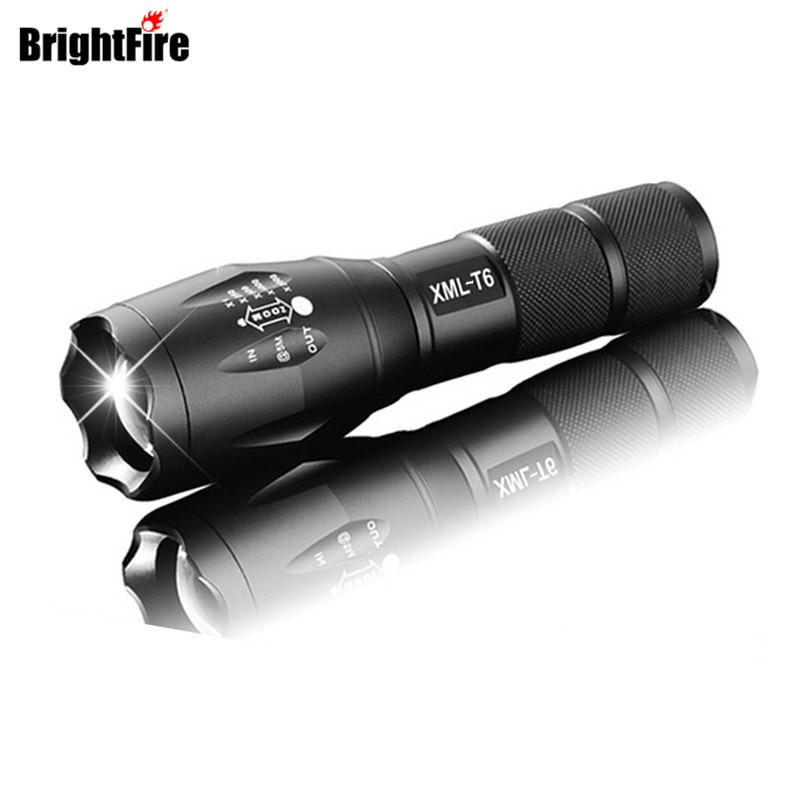 Professional 3800LM XML-T6 LED Flashlight High quality 5 Modes Zoomable ...