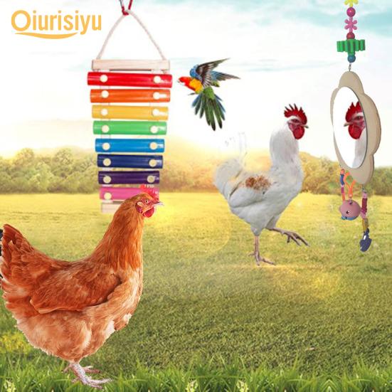 Buy 2Pcs/Set Chicken Toy Exquisite Workmanship Lovely Sounding Parrot ...
