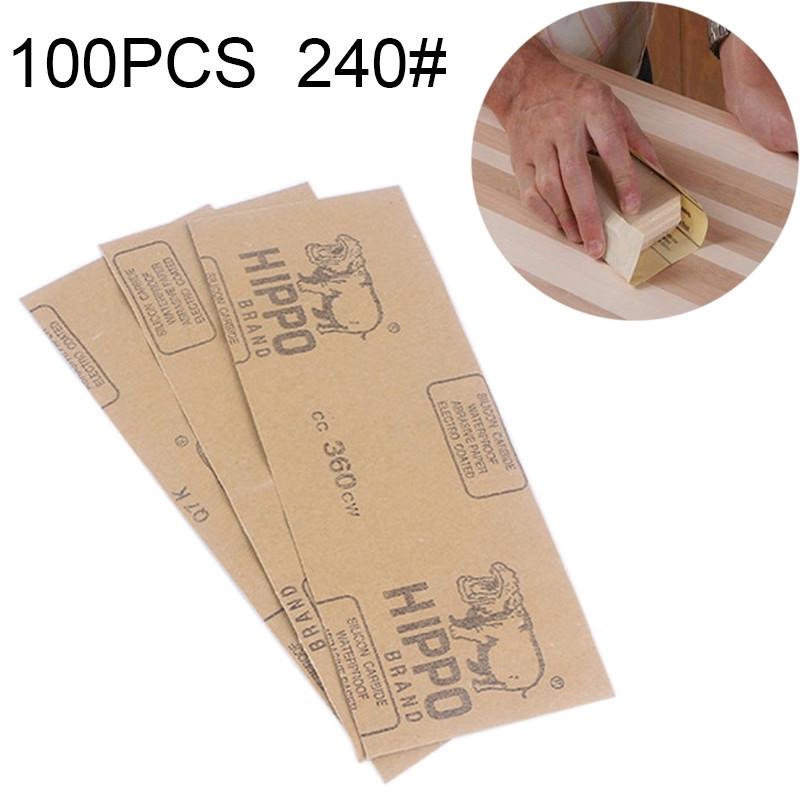 Buy Papier abrasif de meulage pour polissage à sec et à 100 PCS Grit ...